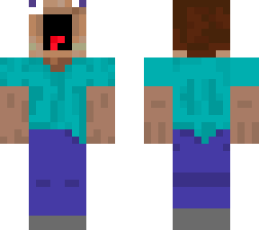 Crazy Steve (Re-upload with correct eye color) | Minecraft Skin