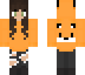 Custom fox girl skin 2 | Minecraft Skin