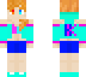 HyperK Kreations Squared Media Alex (New Remake) | Minecraft Skin