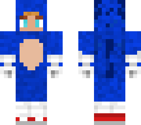 Original Sonic onsie | Minecraft Skin