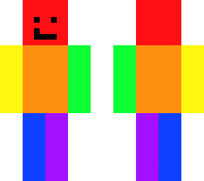 rainbow man | Minecraft Skin
