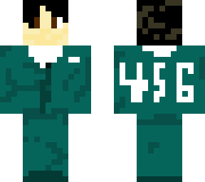 squid game pleyer 456 | Minecraft Skin