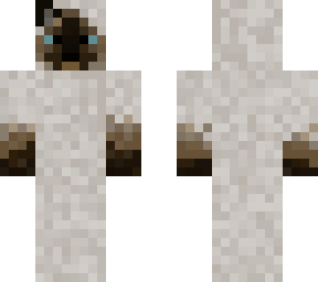 (half finished) Siamese cat | Minecraft Skin