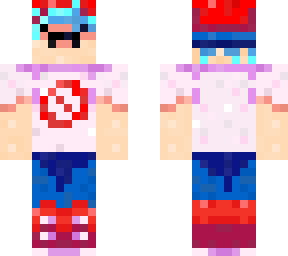 fnf boyfriend | Minecraft Skins