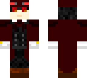 Alucard With A Hat (Hellsing 2001-2002) | Minecraft Skin