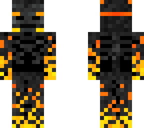 Blaze Wither Skeleton | Minecraft Skin