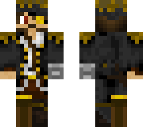 Pegleg and Hook Pirate (refined) N.2 | Minecraft Skin