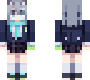 Sunaookami Shiroko |Blue Archive| | Minecraft Skin
