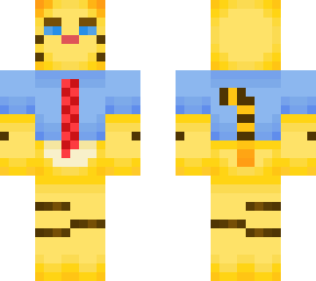 Blue collar cat | Minecraft Skin
