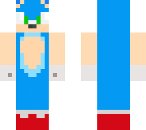 Classic sonic | Minecraft Skin