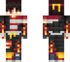 FireBreathMan Red Comets BlockWars | Minecraft Skin