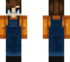 Autumn overalls boy | Minecraft Skin