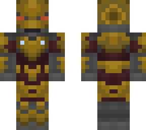 Halo 3 and ODST Brute Captain Major | Minecraft Skin