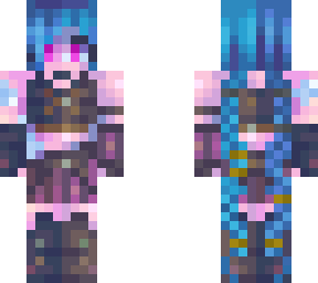 Jinx "what's wrong with my pants" | Minecraft Skin