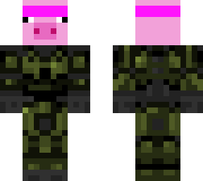 pig in a mk.3 mjolnir armor | Minecraft Skin