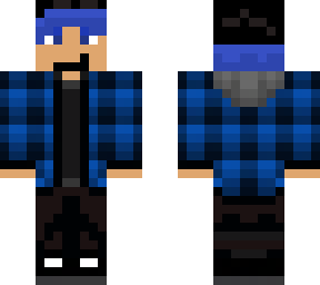 Blue Boy Flannel | Minecraft Skin