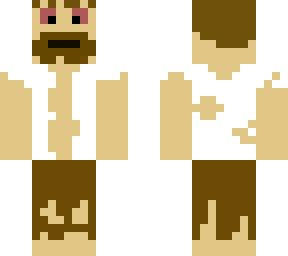 Mad geeked homeless man | Minecraft Skin