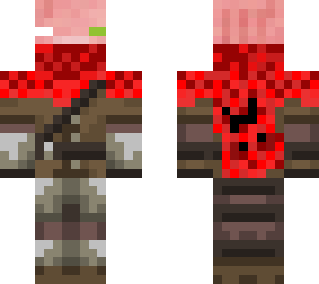 the god pig but ninja and green eye | Minecraft Skin