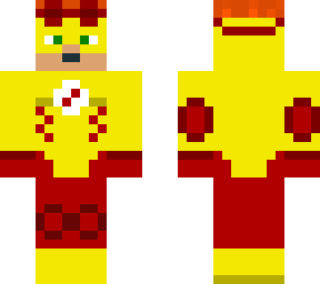 Wally West (Kid flash) V2 | Minecraft Skin