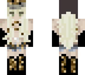 Baddie Cheetah Print Blondie | Minecraft Skin