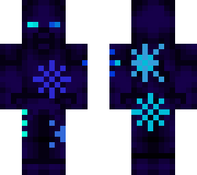 Blue Firework Steve | Minecraft Skin