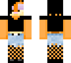 fem emo garfield (edit) | Minecraft Skin