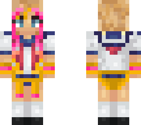 Hana Daidaiyama yandere simulator gyaru | Minecraft Skin