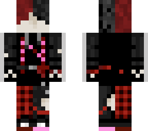 Red Emo Boy XD | Minecraft Skin