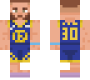 Stephen Curry 2022 NBA finals | Minecraft Skin