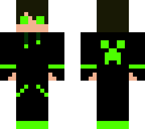 strong shadow green creeper | Minecraft Skin