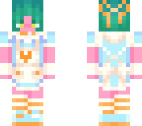 Alien Axolotl (ORIGIN Oc) | Minecraft Skin