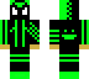 Green Hacker | Minecraft Skin