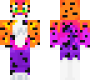 Lisa Frank - Hunter the Leopard | Minecraft Skin