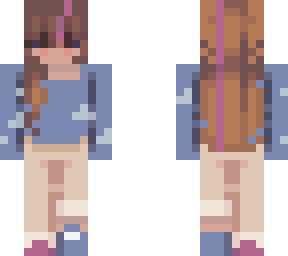 . fluffy clouds . | Minecraft Skin