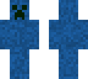 blue creeper | Minecraft Skins