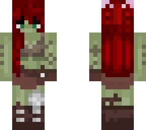Red Haired ork | Minecraft Skin
