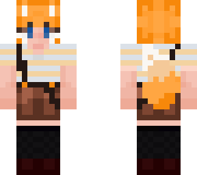 Tangerine Foxboy | Minecraft Skin