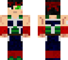 Bardock (with scouter) | Minecraft Skin