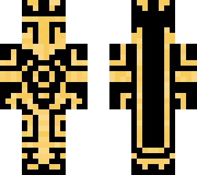 gold and black | Minecraft Skins