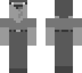 Colorless/Stone/Gray Noob | Minecraft Skin