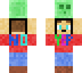 Slime blockhead | Minecraft Skin