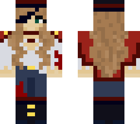 curly pirate | Minecraft Skin