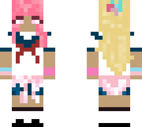 Kokoro Momorio yandere simulator | Minecraft Skin