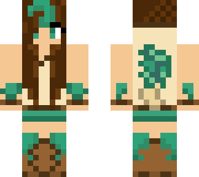 Leafeon Cobble | Minecraft Skin