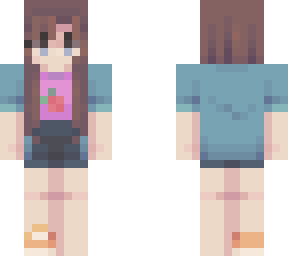 summer strawberry and the other shoe | Minecraft Skin