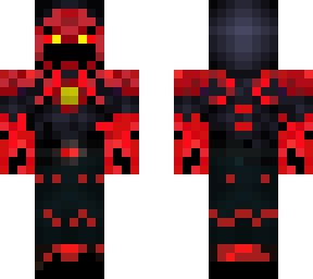 the dark red demon guard | Minecraft Skin