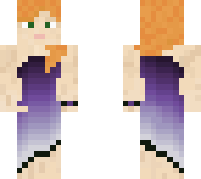 Alex skin with one shoulders | Minecraft Skin