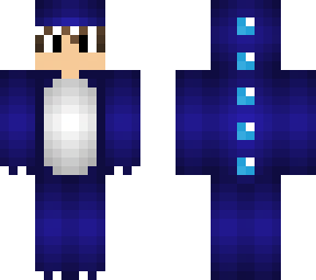 blue dino | Minecraft Skins