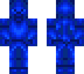 Cerulean Blue Sapphire Steve | Minecraft Skin