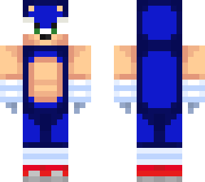 dc x sonic the hedgehog | Minecraft Skins
